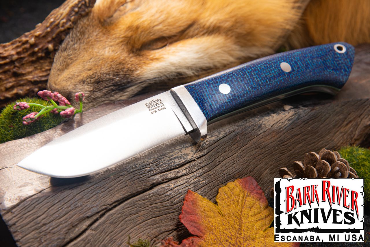バークリバー クラッシック ドロップポイント ハンター S45VN ネイビ バーラップ - シー ブルーライナー – バークリバーナイフ専門店 eナイフjp