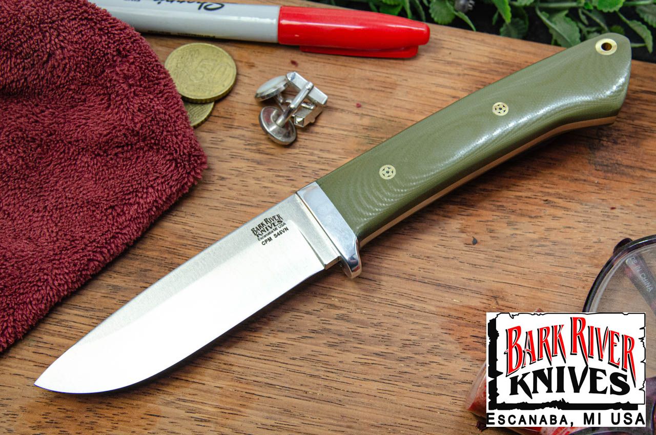 バークリバー ブレード レイド クラッシック ドロップポイント ハンター S45VN レンジャー グリーン G-10 - モザイクピン – バークリバーナイフ専門店 eナイフjp